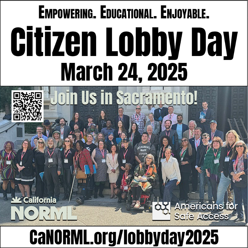 Cal NORML / ASA Annual Lobby Day 2025 - Ian Rassman